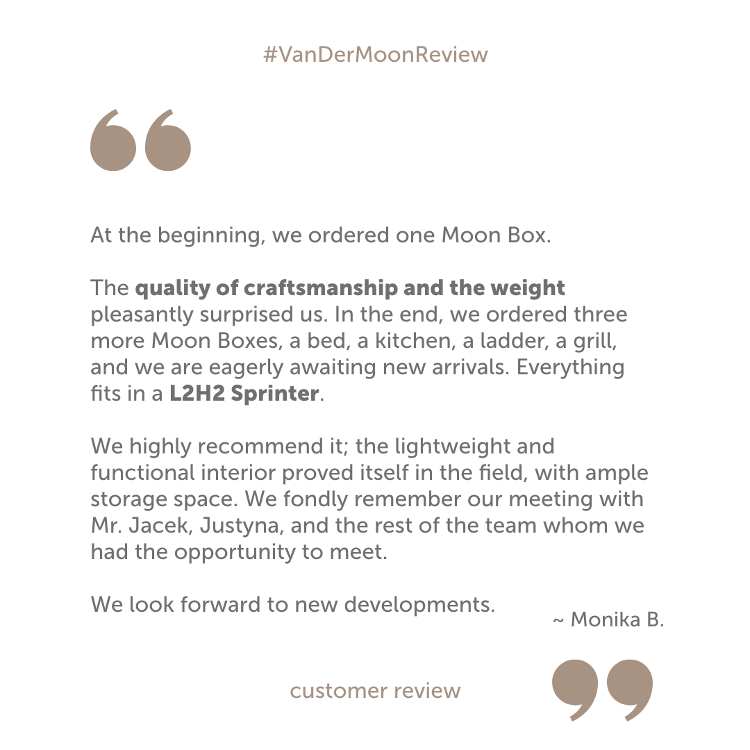 Manufacturer of caravaning furniture | VanDerMoon.com